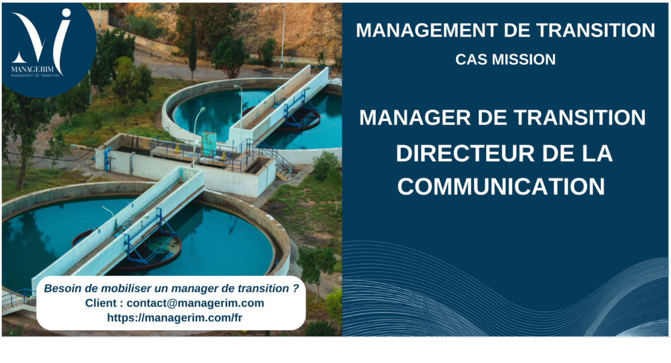 Manager de Transition - Directeur de la Communication - Secteur Utilities et Environnement I Cas ...